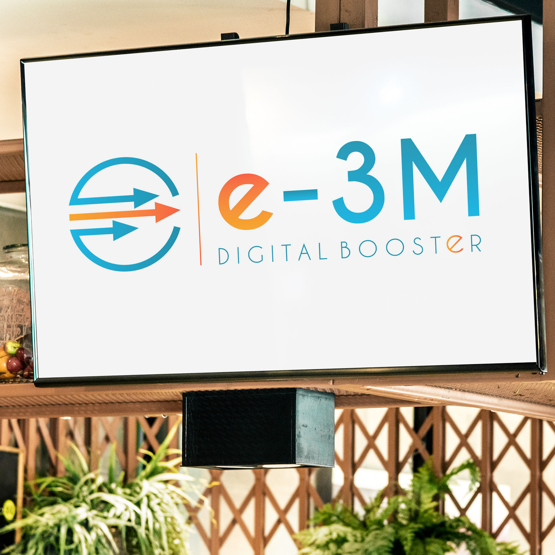 Logo e-3m Digital Booster - Tony Roiné - Formateur et graphiste PAO ...