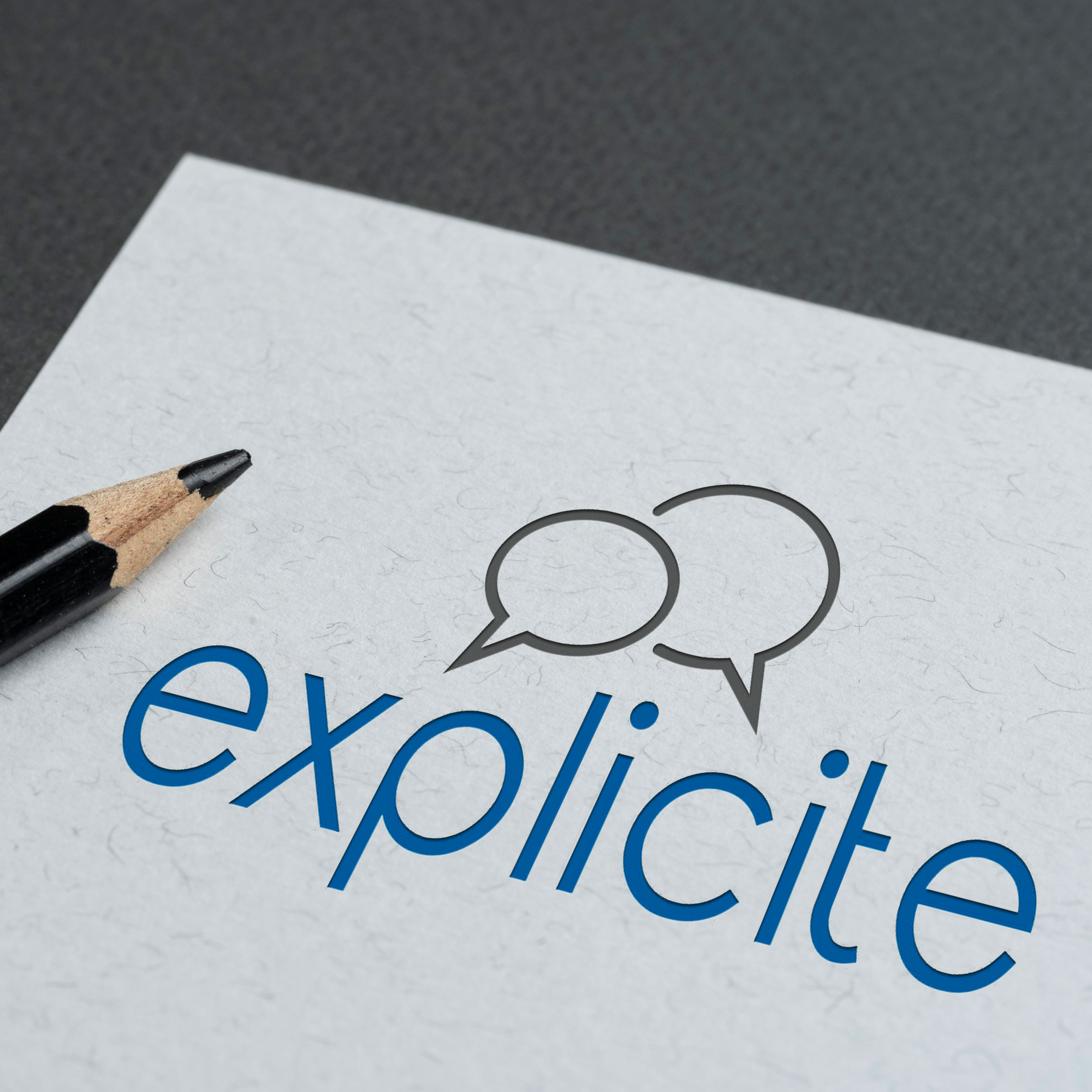 Logo Explicite - Tony Roiné - Formateur et graphiste PAO freelance